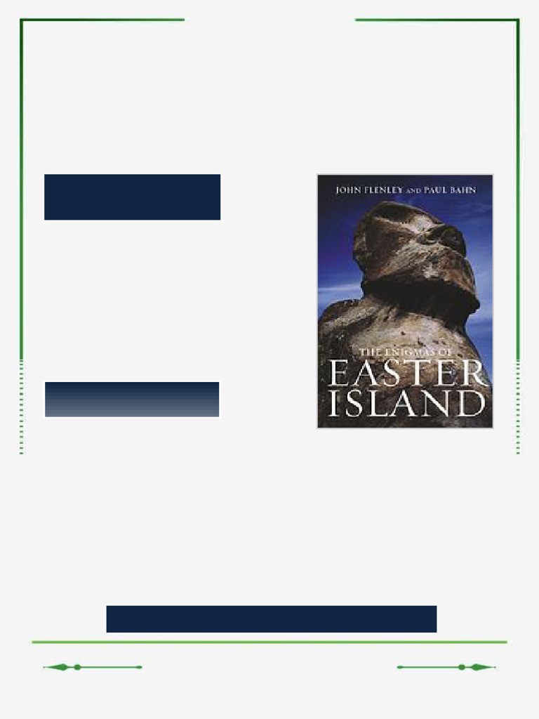 The enigmas of Easter Island island on the edge Bahn ebook one stop ...