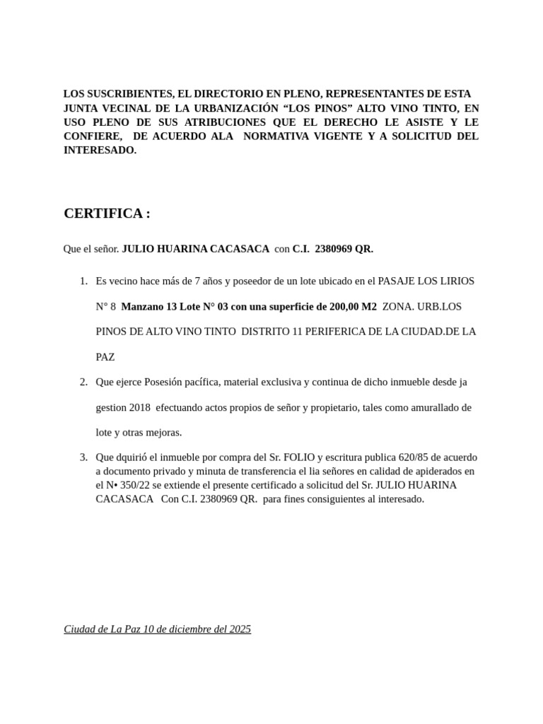 Certificacion EPSAS-InTERV Varones | PDF