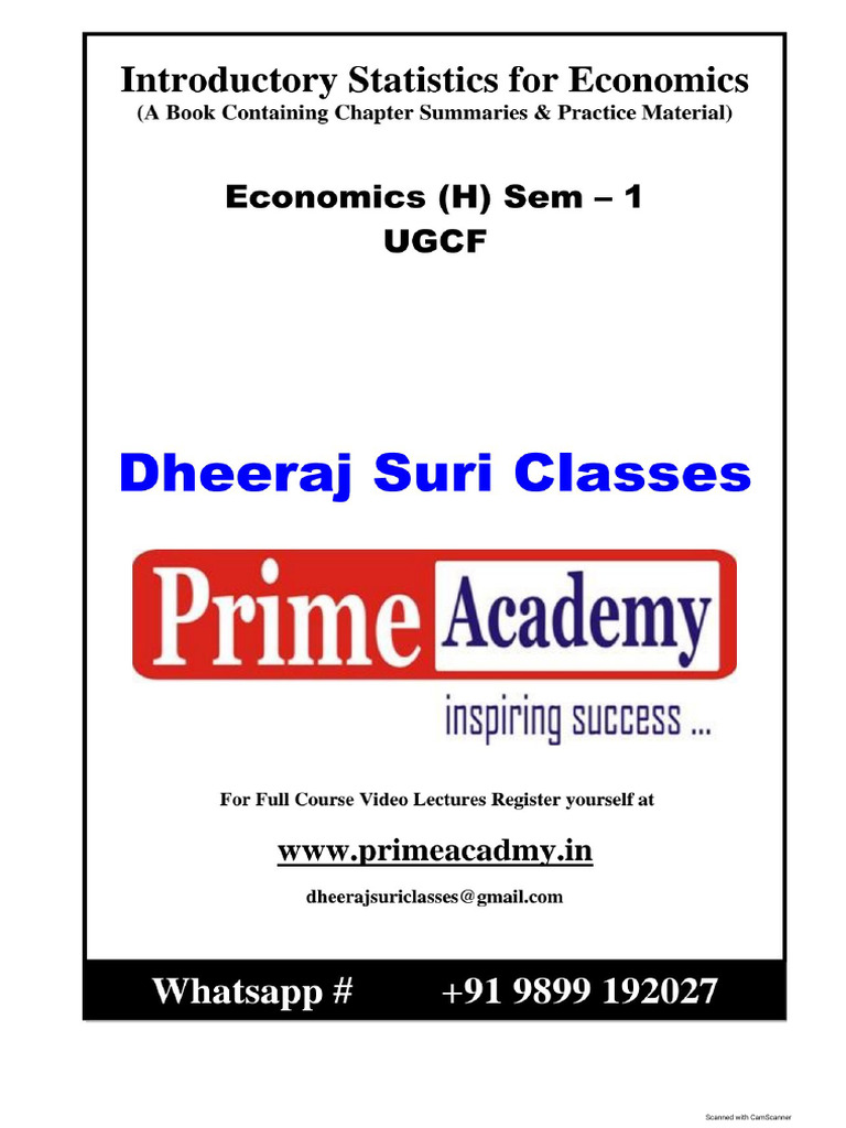 Introductory Stats (Prime) | PDF