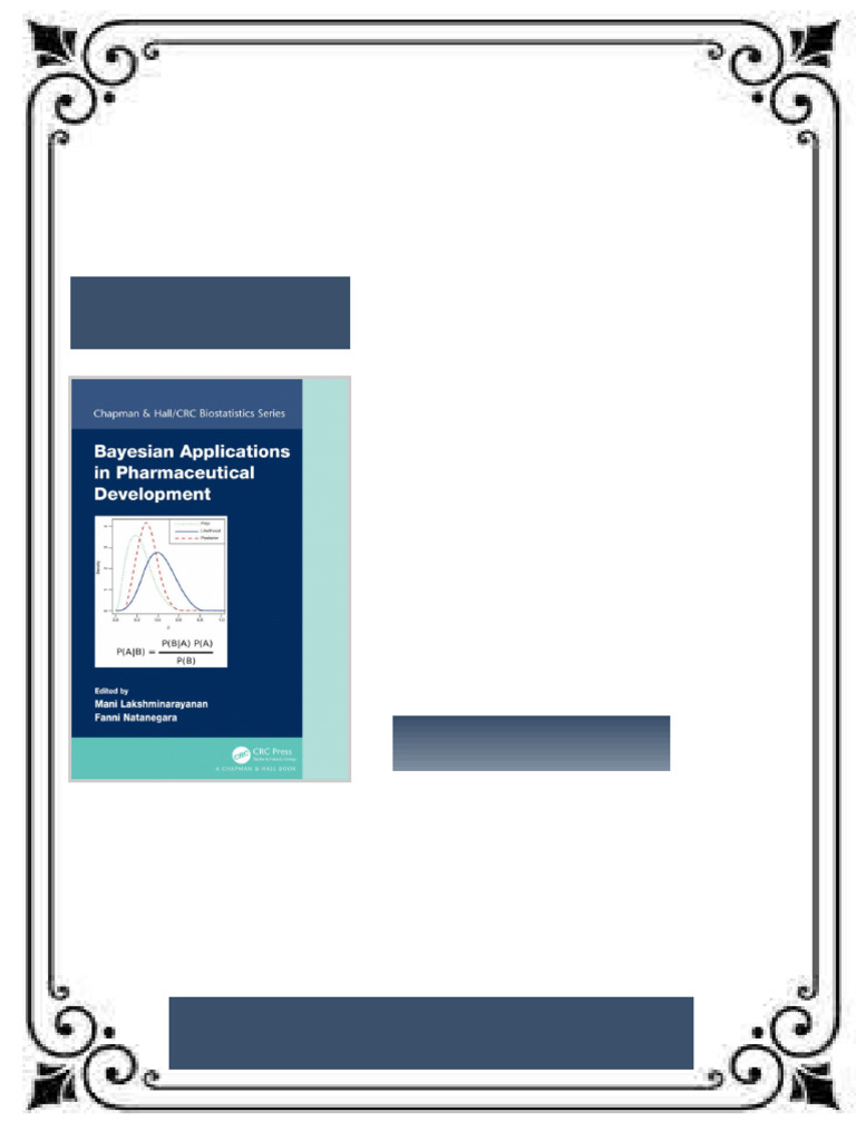 Bayesian Applications in Pharmaceutical Development 1st Edition Mani ...