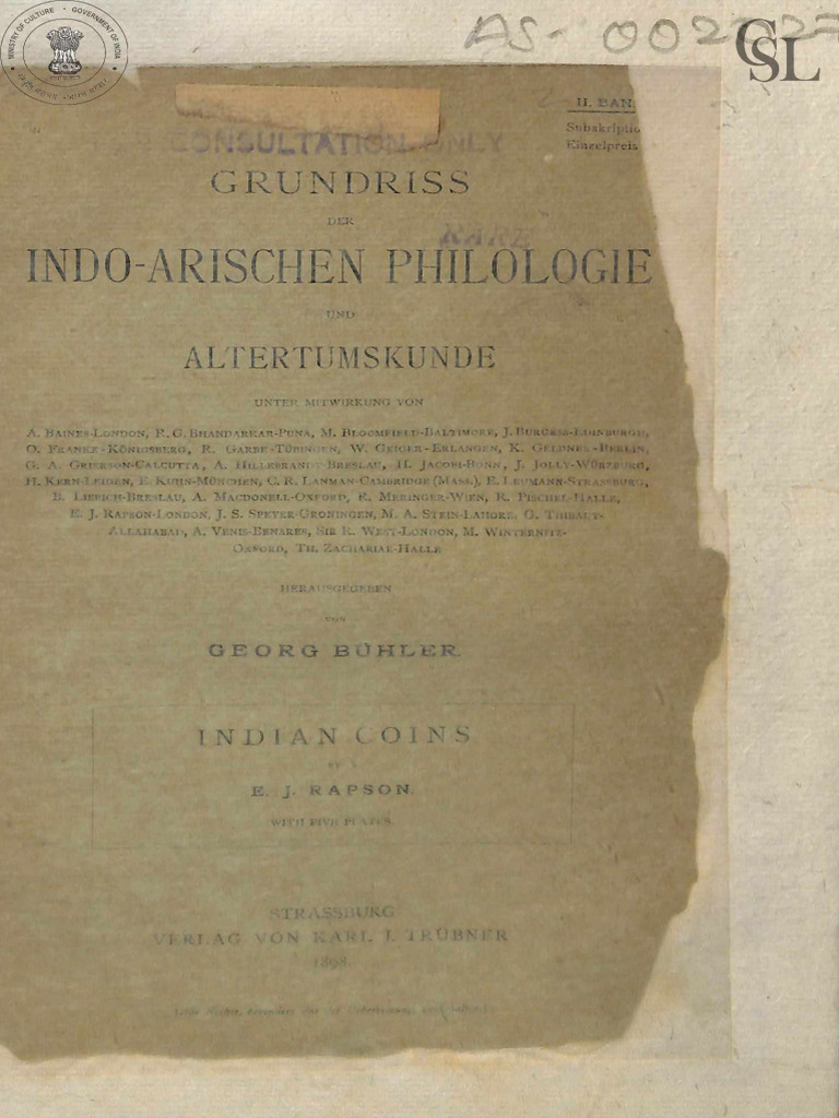 Encyclopaedia of Indo- Aryan Research | PDF | Numismatics | Ancient Asia