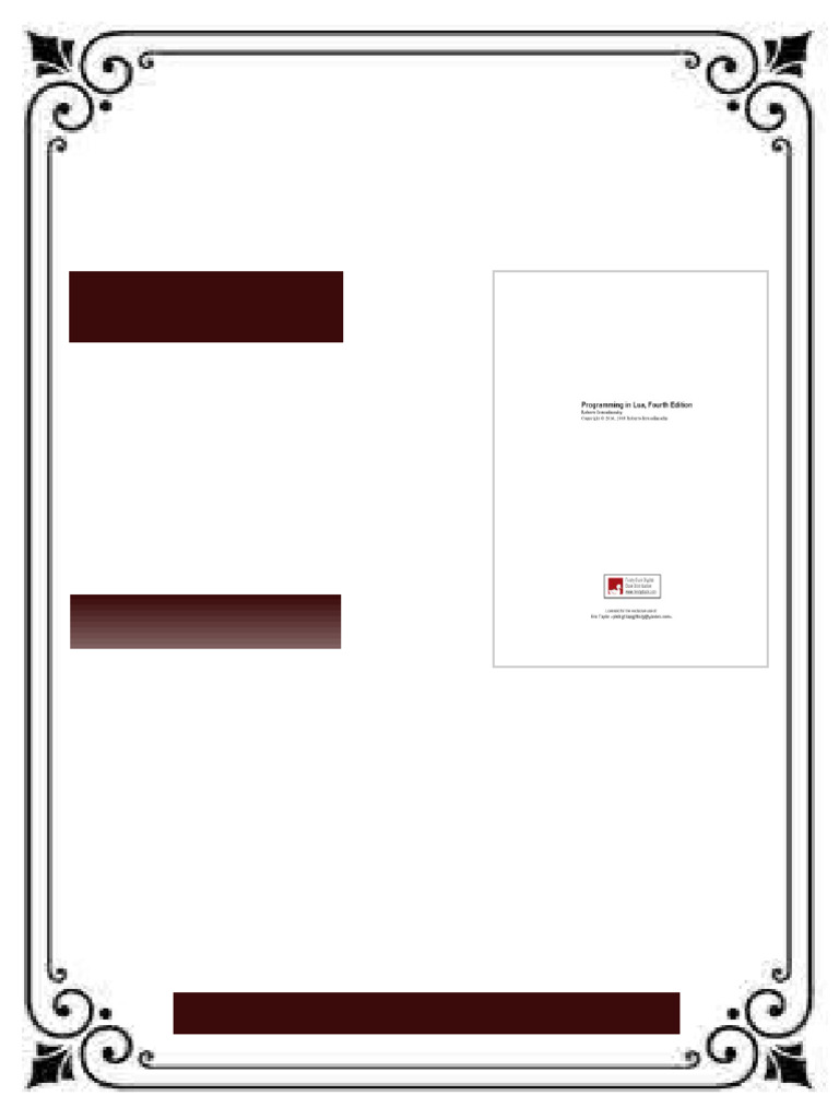 Programming in Lua 4th Edition Roberto Ierusalimschy eBook annotated ...