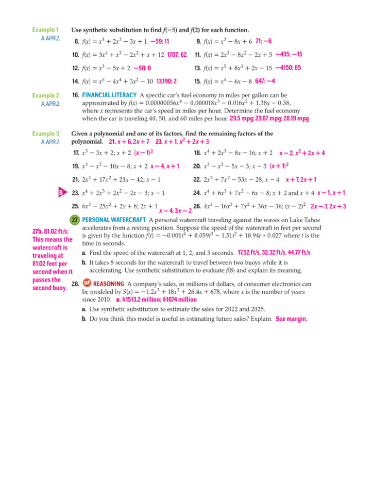 4 - 8 ANSWER KEY | PDF