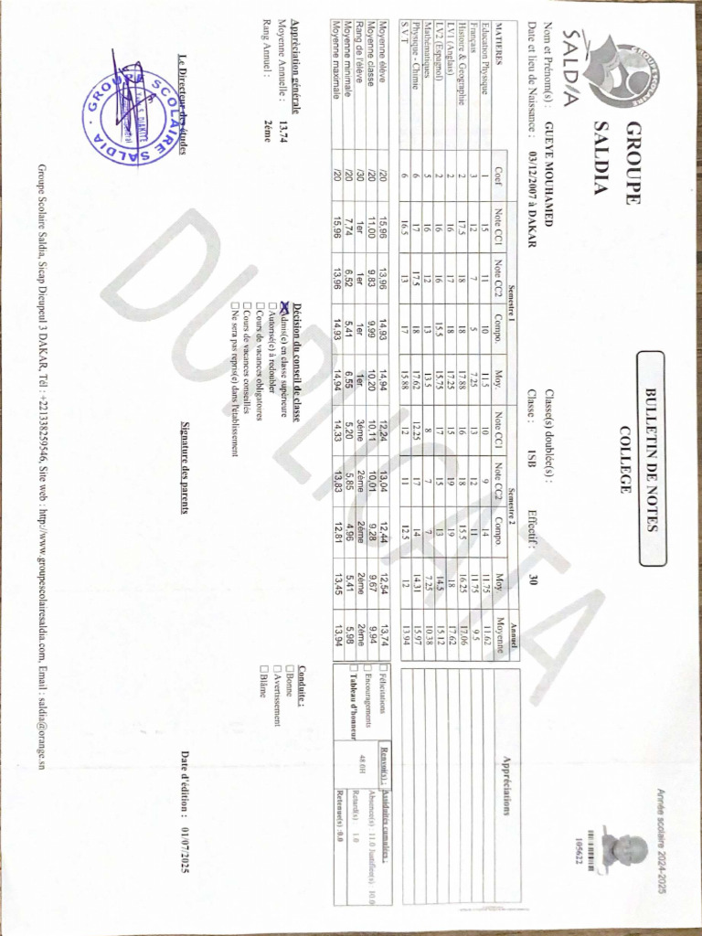 Année Scolaire 2024-2025 COMPRESSER | PDF