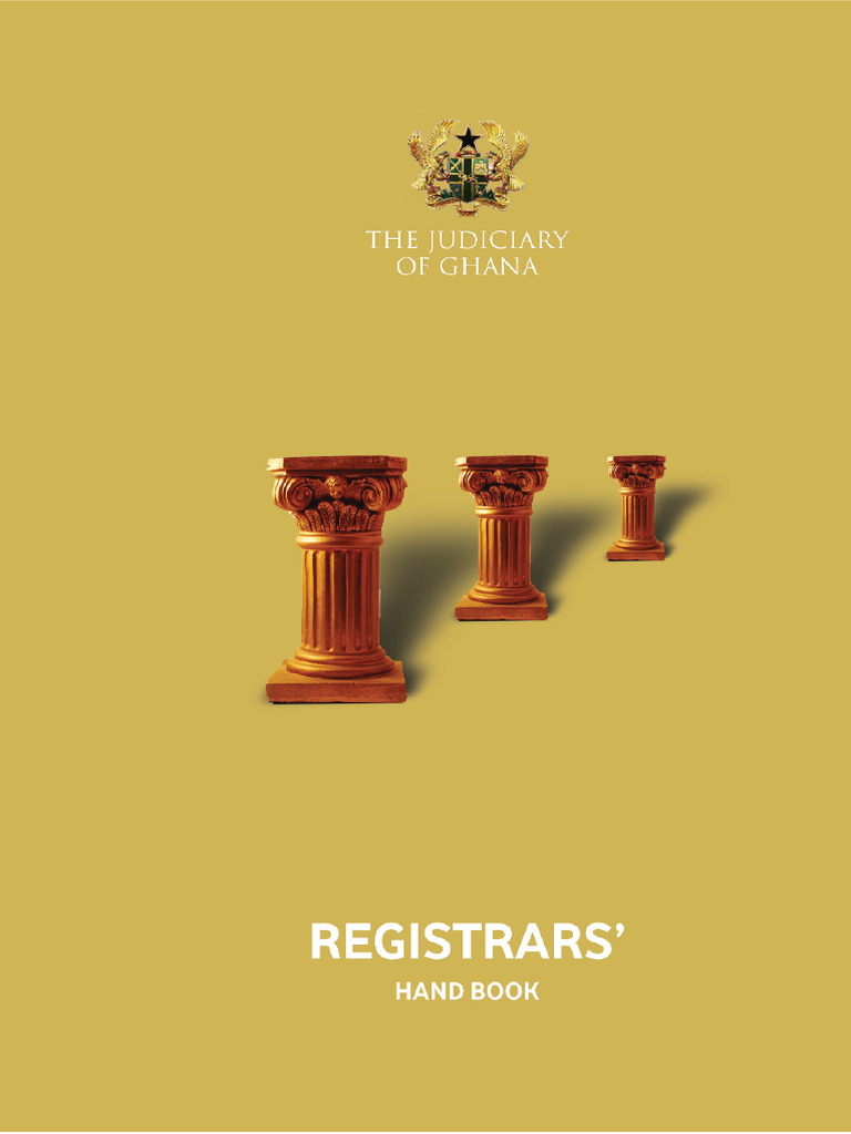 Court Registrars Handbook | PDF