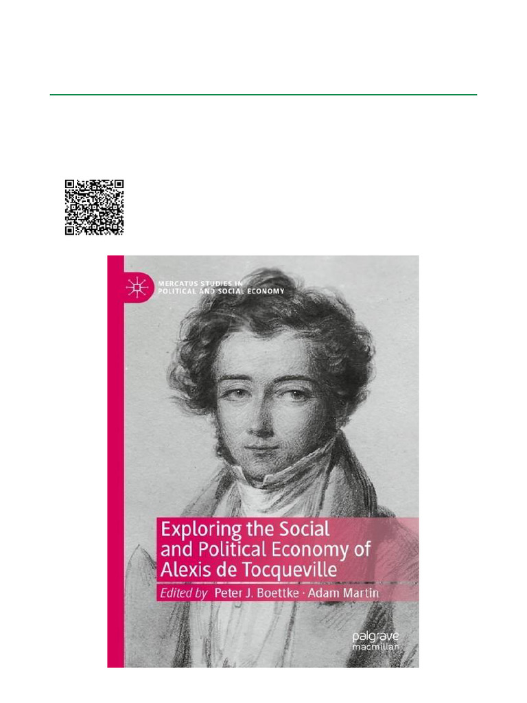 Exploring the Social and Political Economy of Alexis de Tocqueville ...