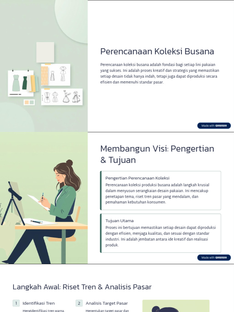 Perencanaan Koleksi Busana | PDF