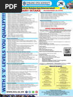 NUST 2025 Undergraduate Admission Guide | PDF | Academic Degree ...