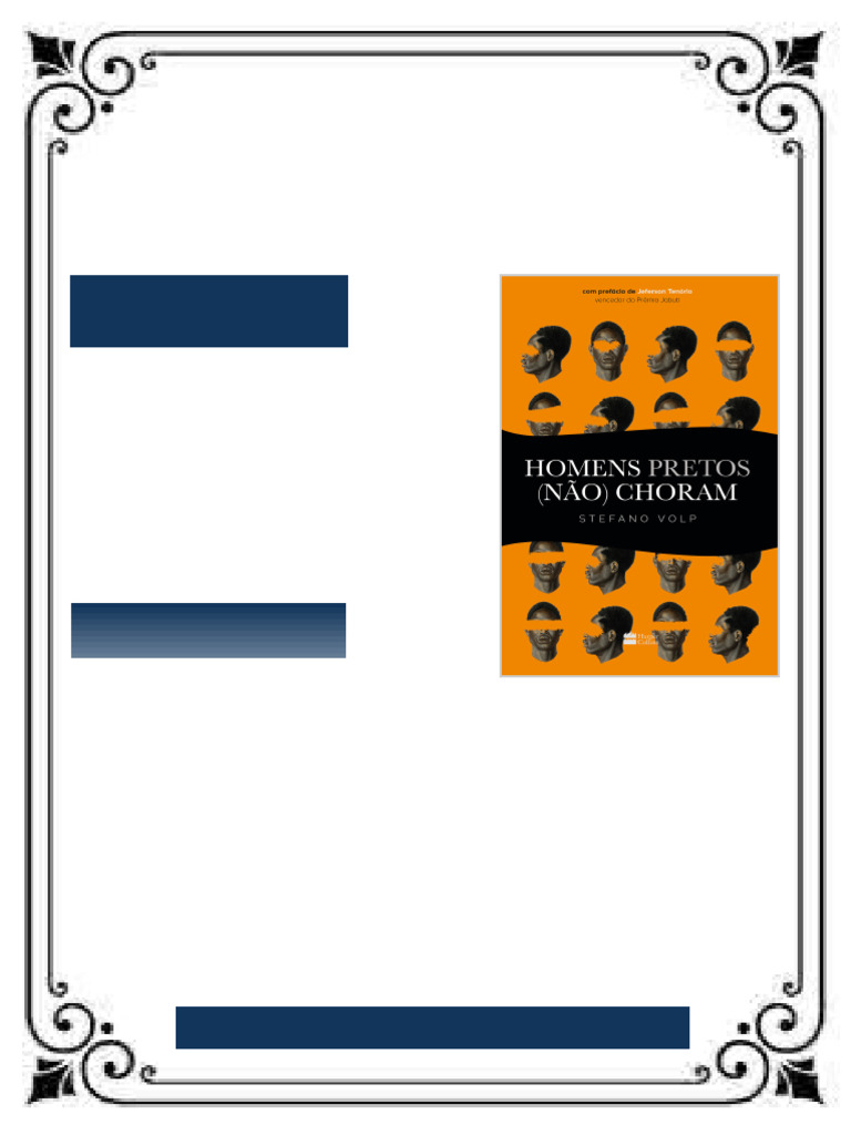 Homens pretos (não) choram 1st Edition Stefano Volp ebook full chapter ...