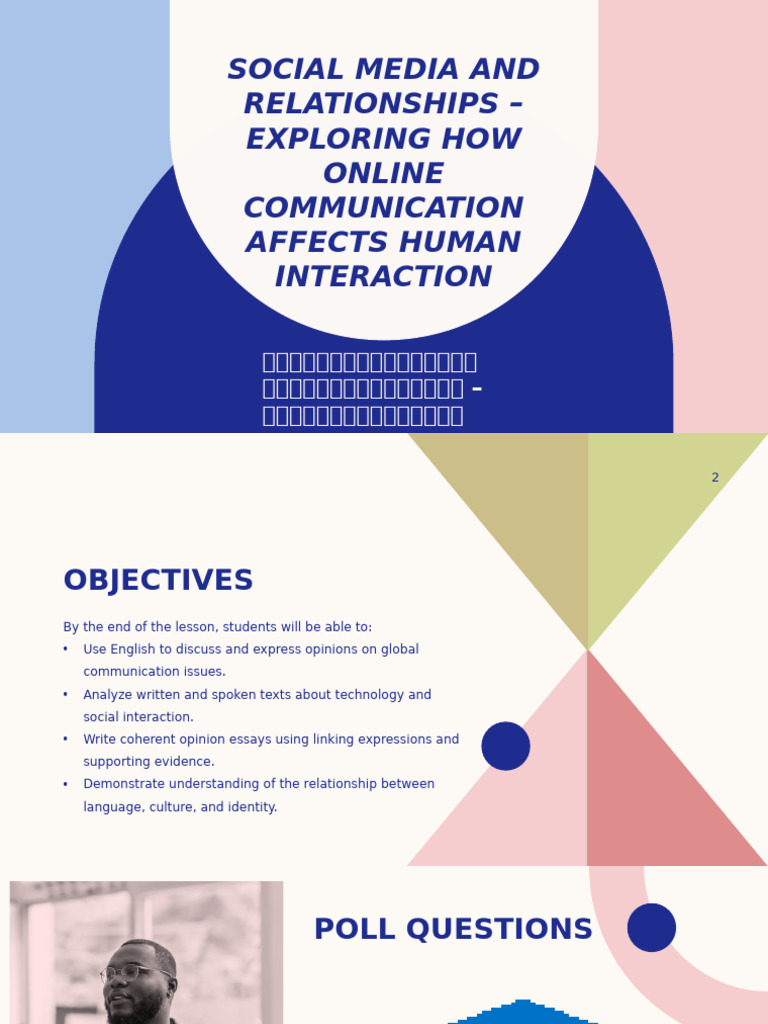 Social Media and Relationships – Exploring how online | PDF