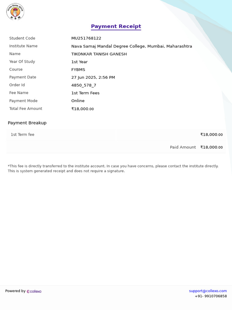 4850 578 7-Payment Receipt | PDF