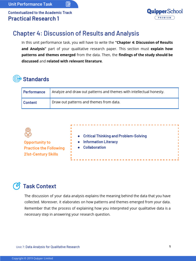 FINAL (UPT)_PR1 11_12_UNIT 7_Discussion of Results and Analysis | PDF ...