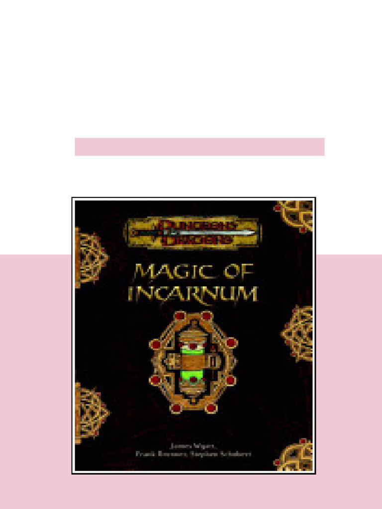 Magic of Incarnum Dungeons Dragons d20 3 5 Fantasy Roleplaying 1st ...