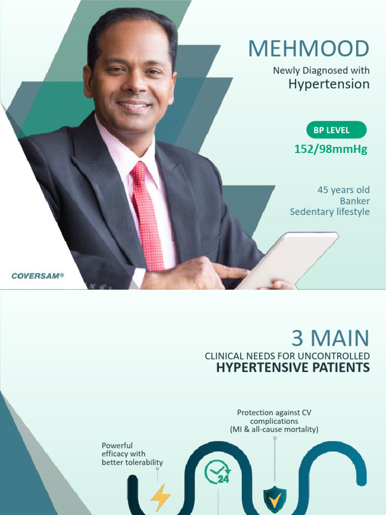 Coversam EVA Newly Diagnosed | PDF | Hypertension | Cardiovascular System