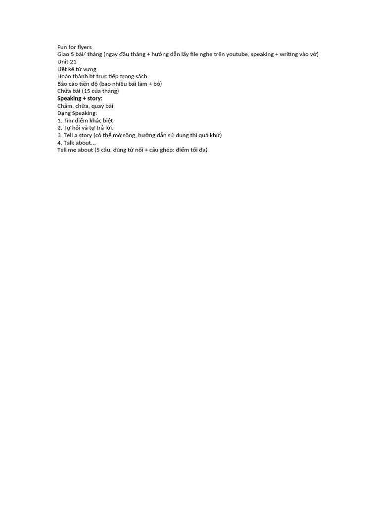 Fun for Flyers | PDF