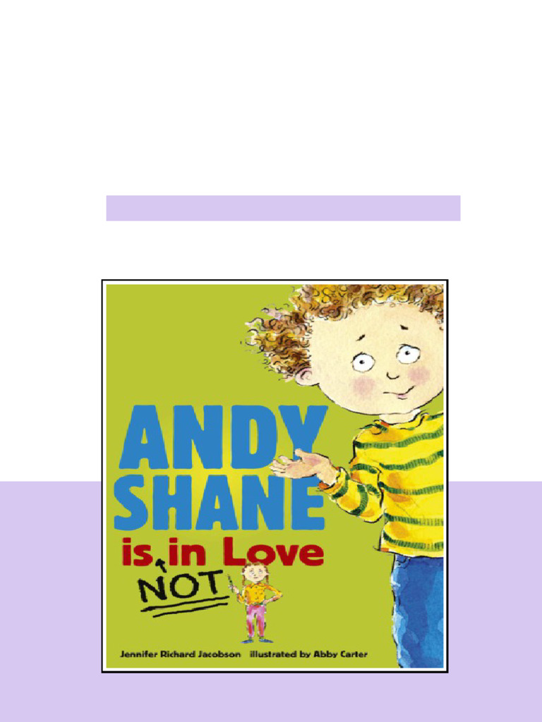 Andy Shane Is Not In Love Jacobson Jennifer Richard Complete Edition | PDF