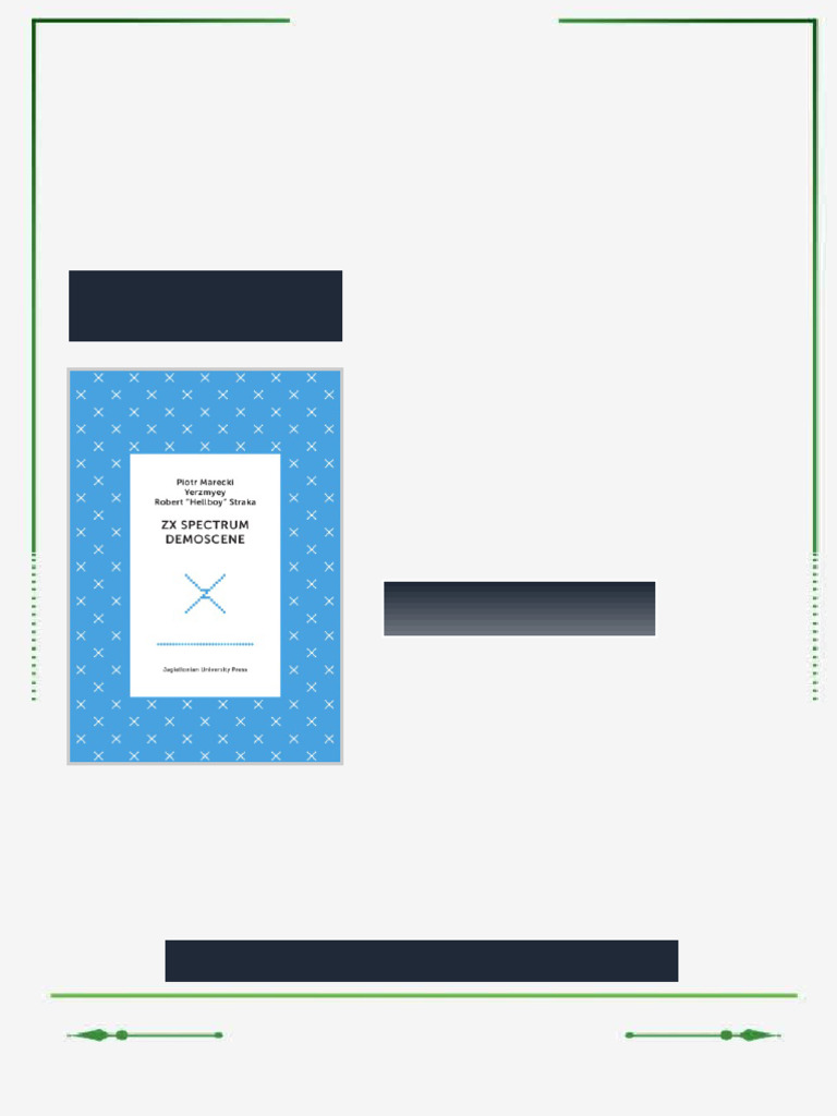 ZX Spectrum Demoscene Piotr Marecki eBook full uncut edition | PDF ...