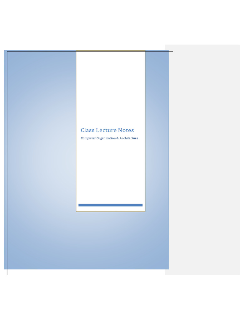 UNIT1-4__of_comparch | PDF | Central Processing Unit | Computer Program