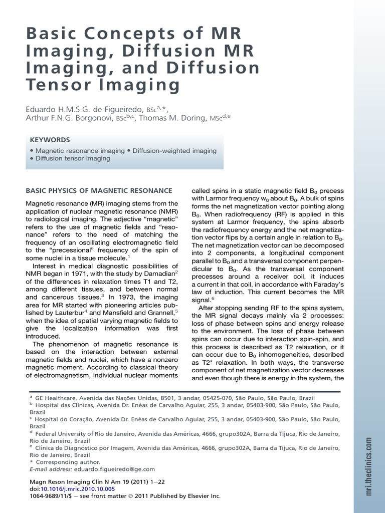 Understanding Magnetic Resonance Imaging | PDF | Relaxation (Nmr ...