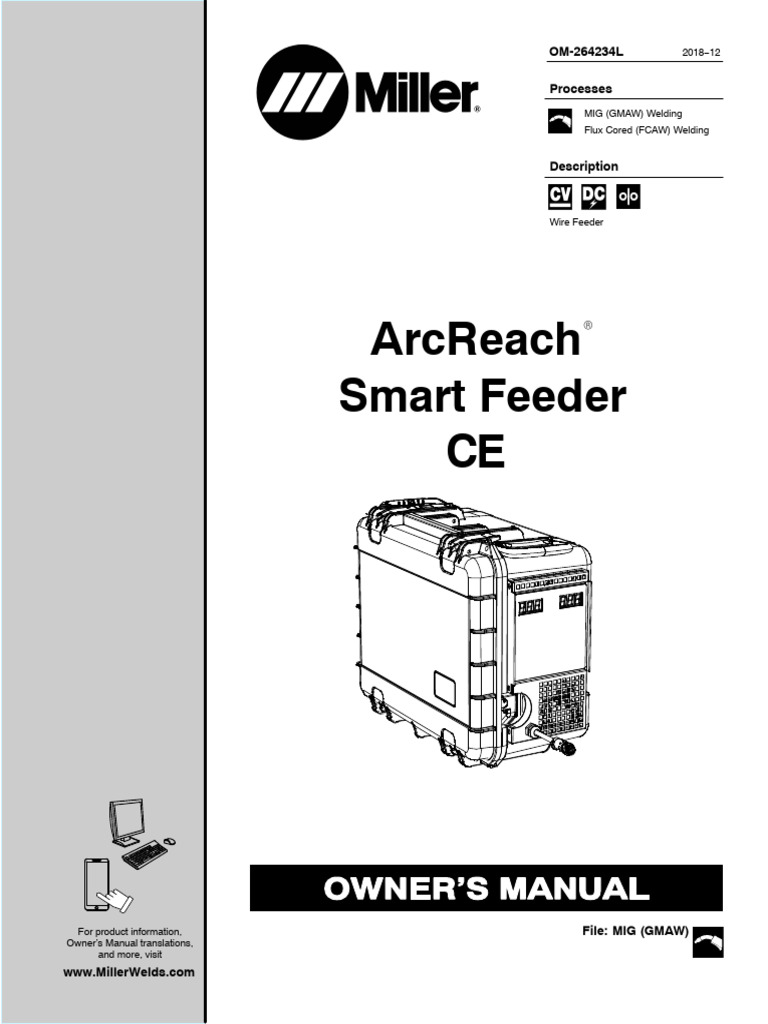 ArcReach Smart Feeder | PDF | Welding | Construction