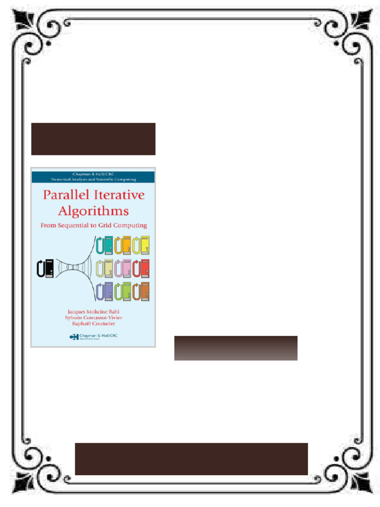 Parallel Iterative Algorithms From Sequential to Grid Computing Chapman ...