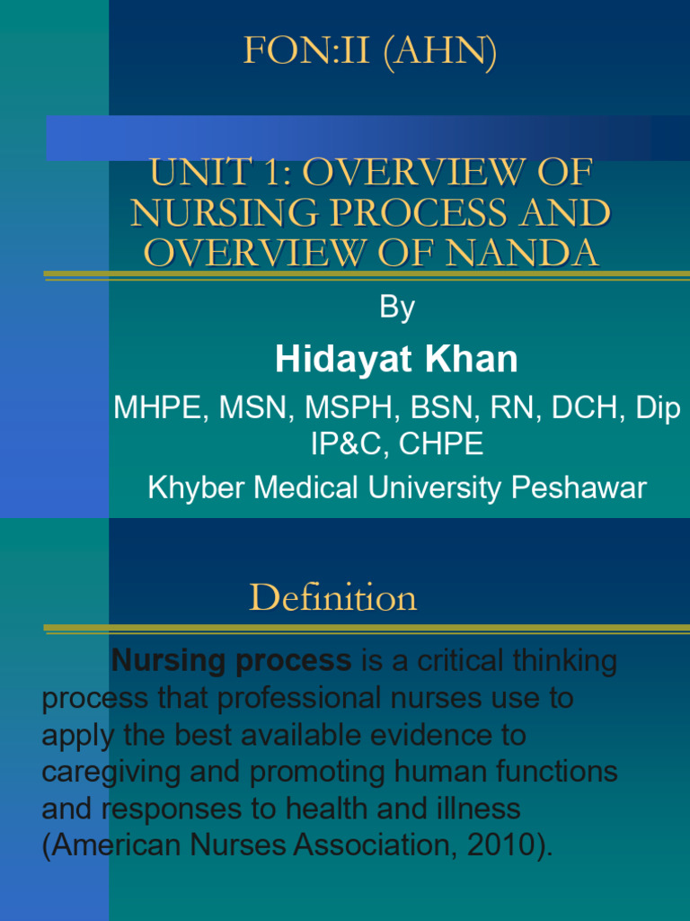 Unit 01 Nursing Process by Nursing Bundles | PDF | Medical Diagnosis ...