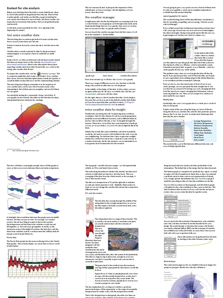 Primer Ecotect | PDF | Weather | Sun