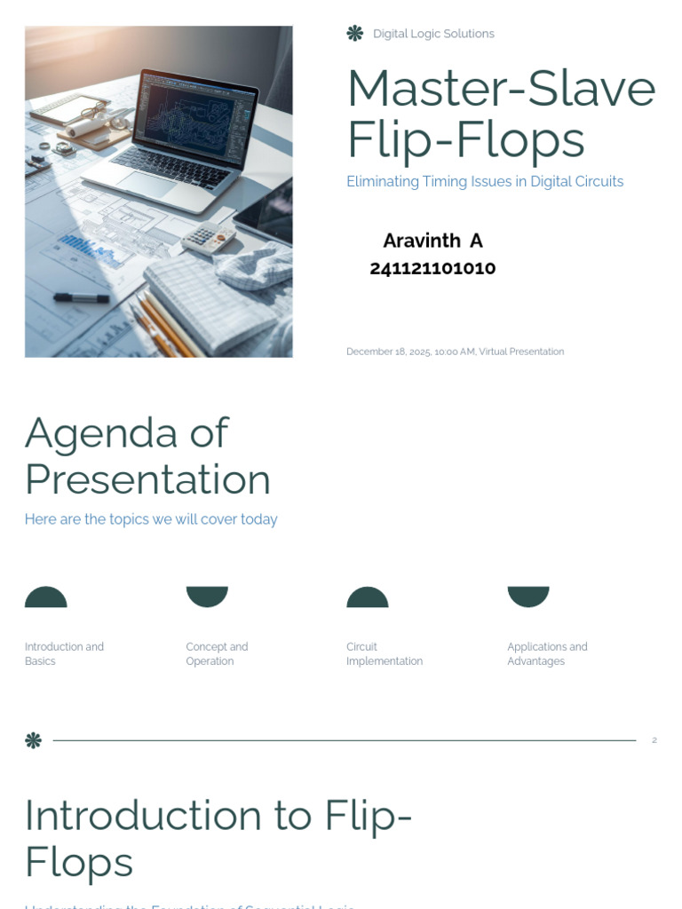 Presentation - Master-Slave Flip-Flops_20251218_095218_0000 | PDF ...