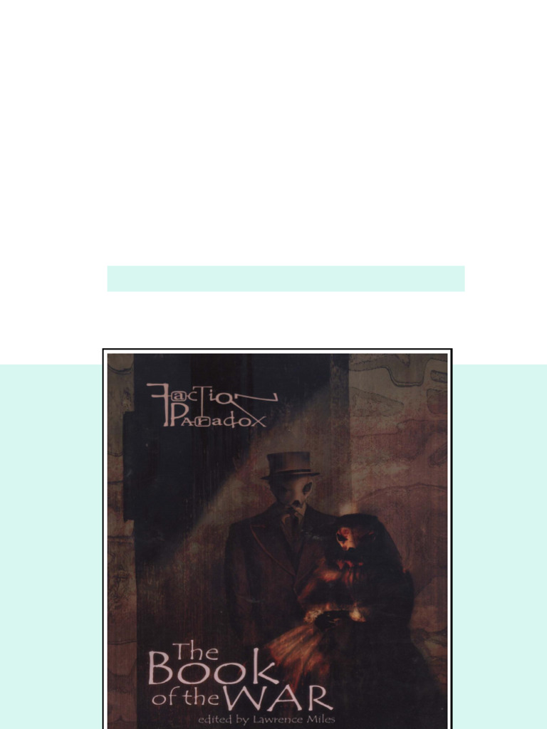(Ebook) Faction Paradox: The Book of the War by Lawrence Miles; Simon ...