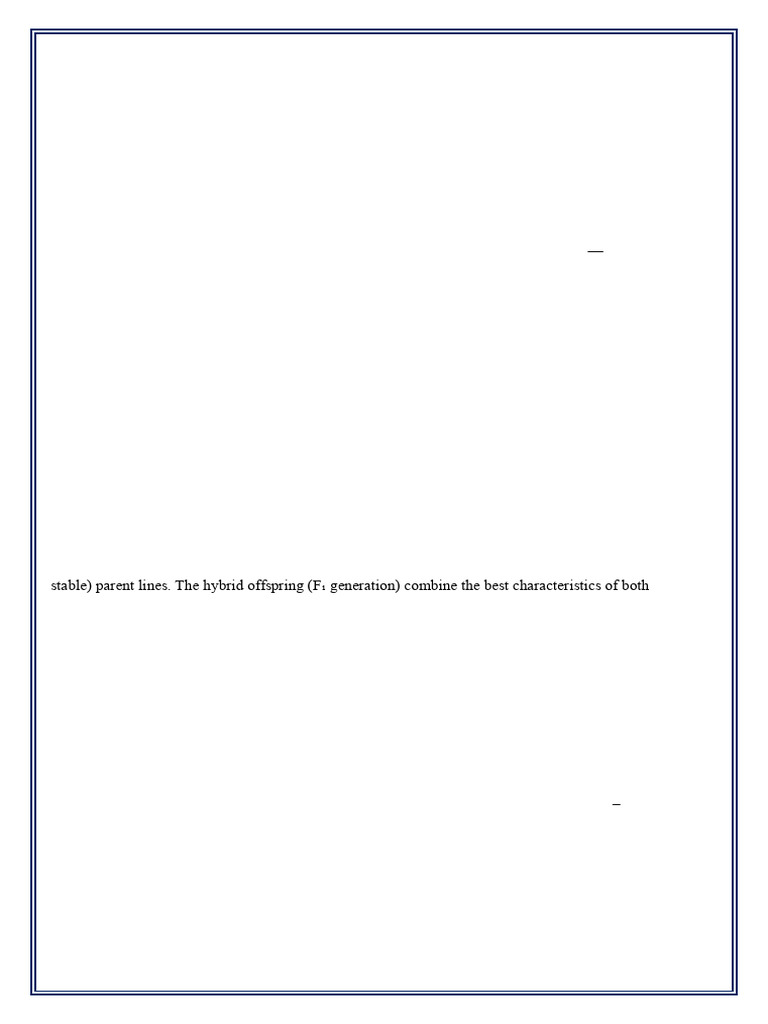 Hybrid Seed Production Techniques Case Study | PDF | Hybrid (Biology ...