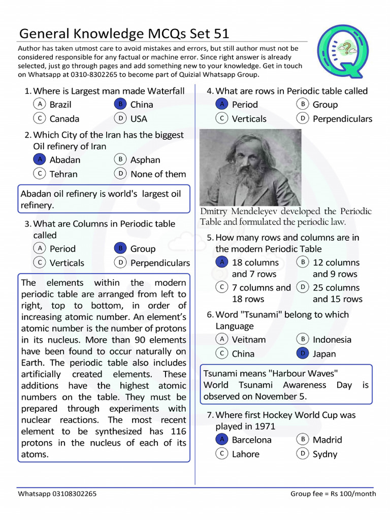 GK Set 51 | PDF