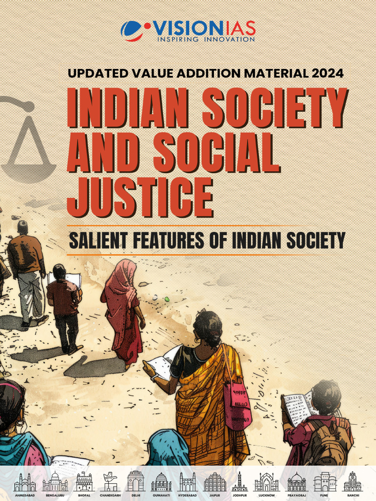 VisionIAS Value Added Material Salient Features of Indian Society | PDF ...