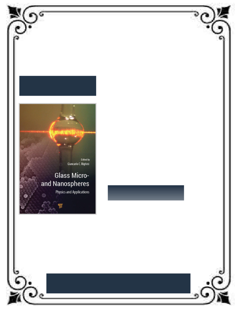 Glass Micro and Nanospheres Physics and Applications 1st Edition ...