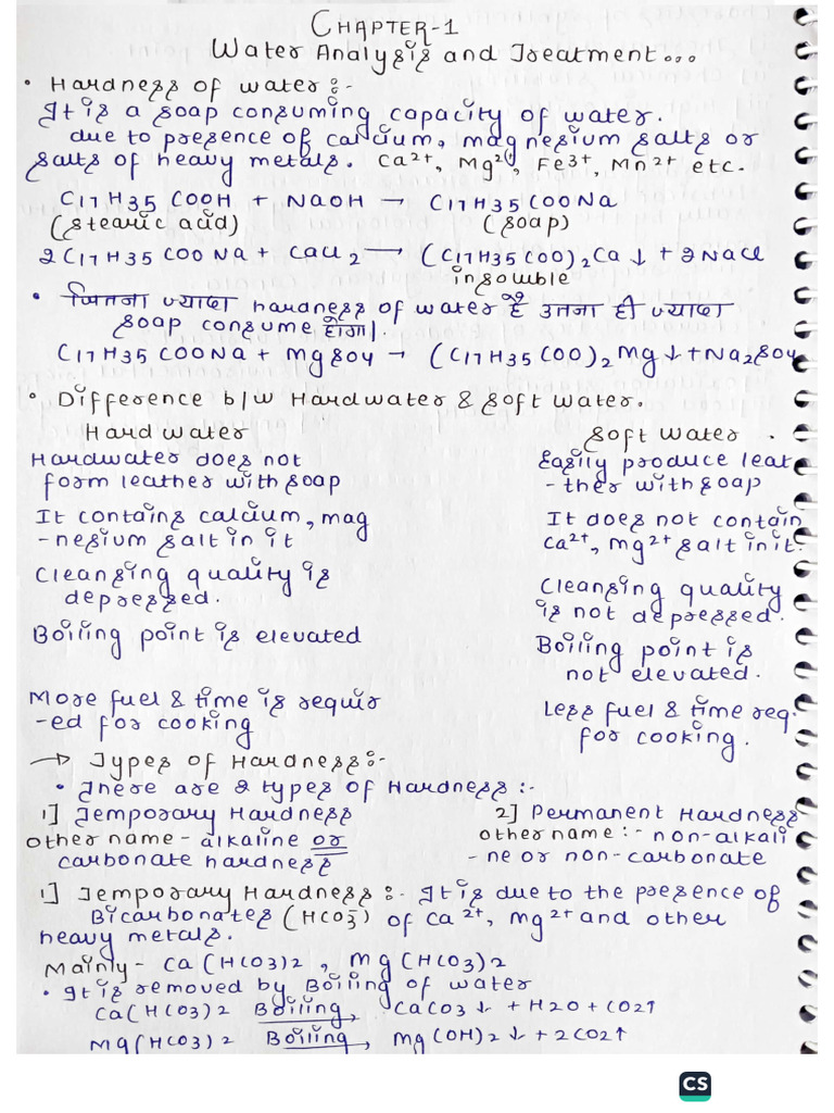 water analysis chemistry | PDF
