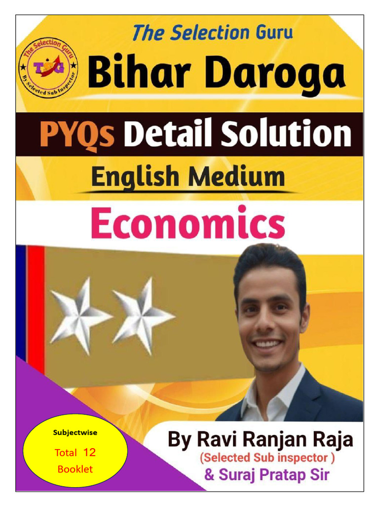 Economics Bihar Daroga PYQs Book English | PDF | Special Drawing Rights ...