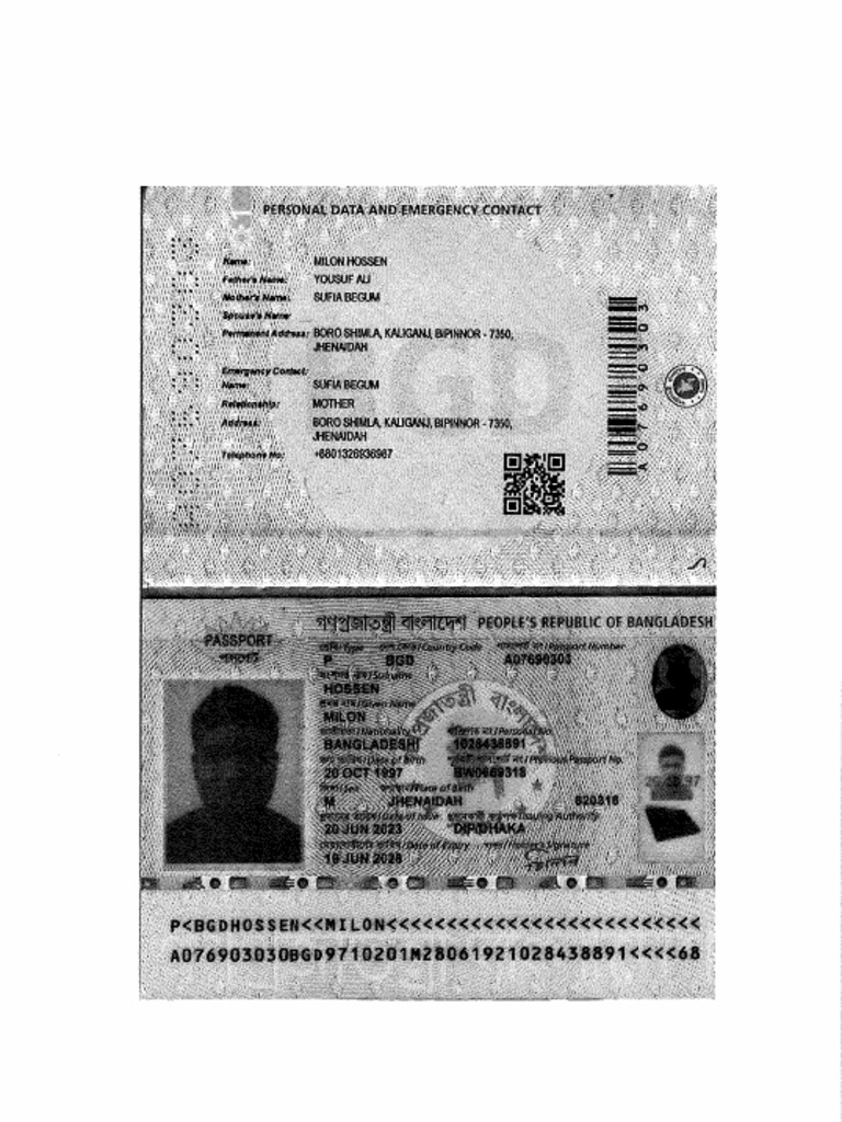 Hossen Milon - Resignation Letter | PDF