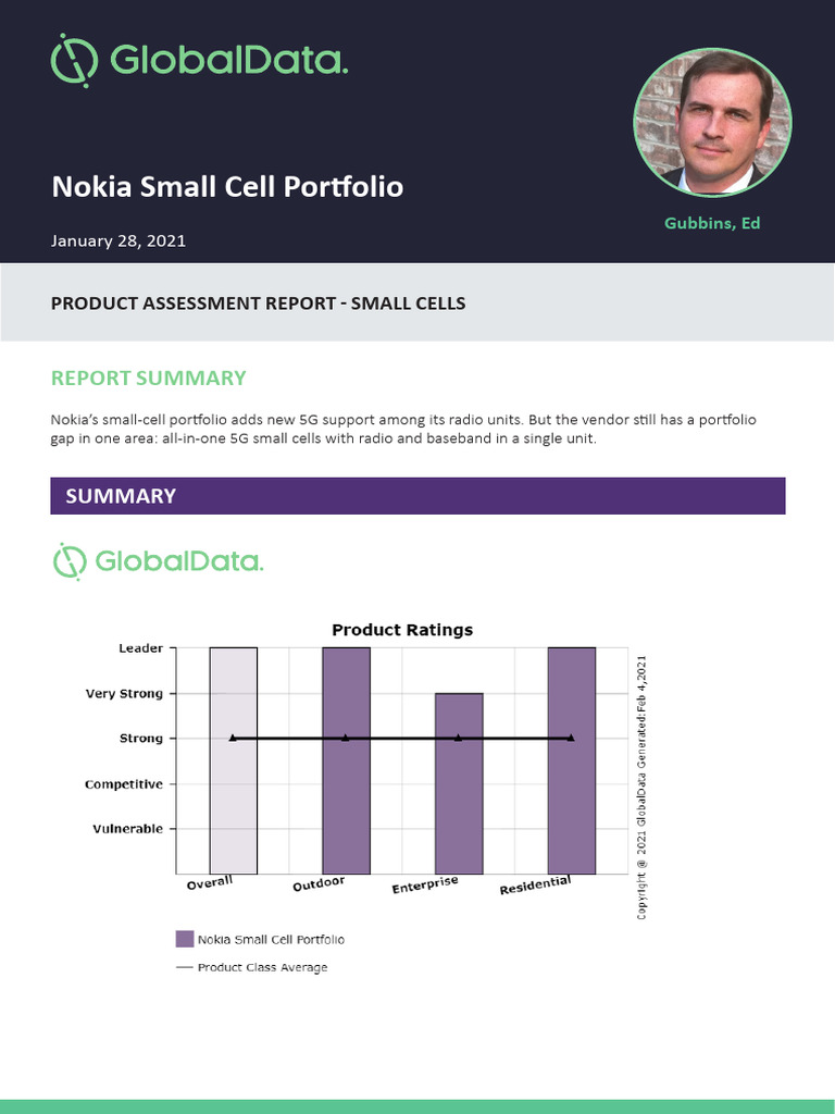 Nokia GlobalData Product Assessment Report, Small Cells Nokia Small ...