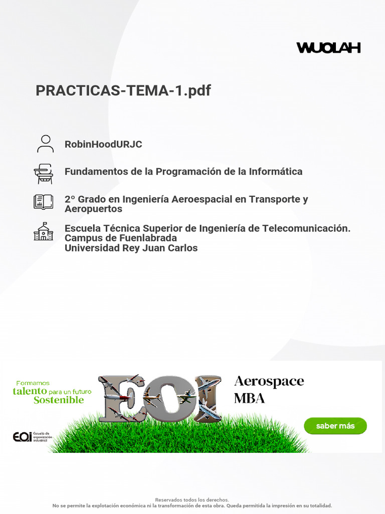 Tema 1 | PDF | Ingeniería