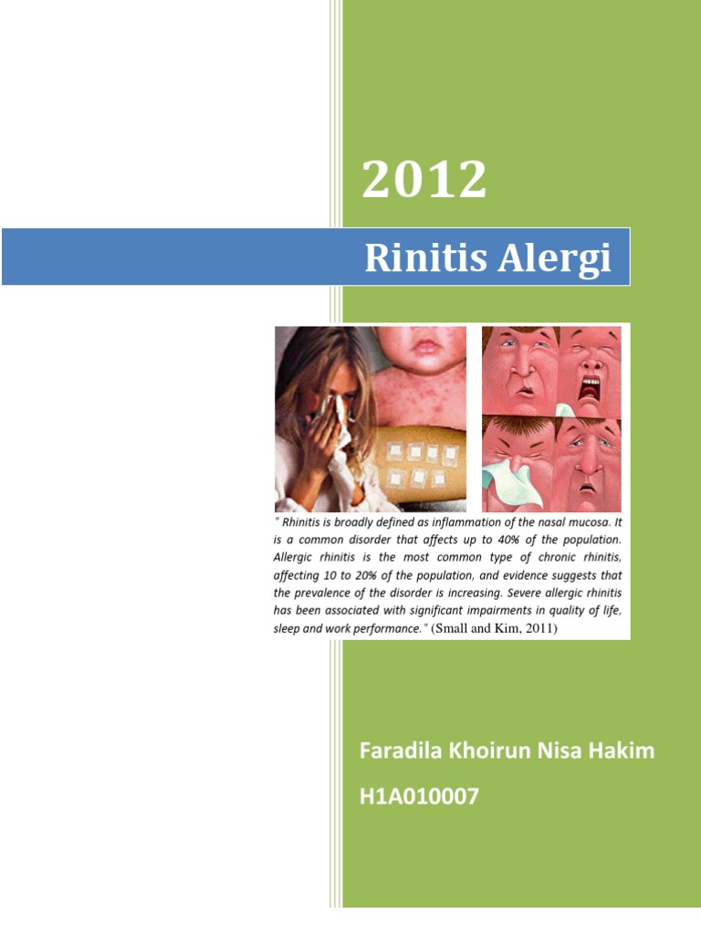 Referat Rhinitis | PDF
