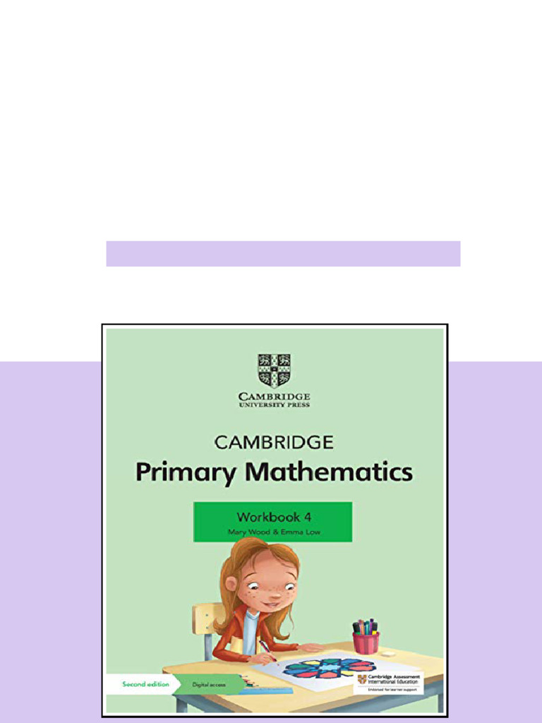 (Ebook) Cambridge Primary Mathematics: Workbook 4 with Digital Access (1 Year) (Cambridge ...
