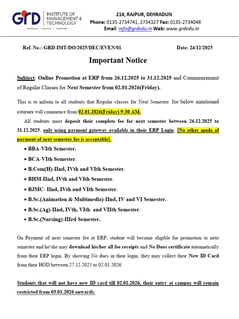 Online Fee Payment & Class Start Dates | PDF | Vocational Education ...