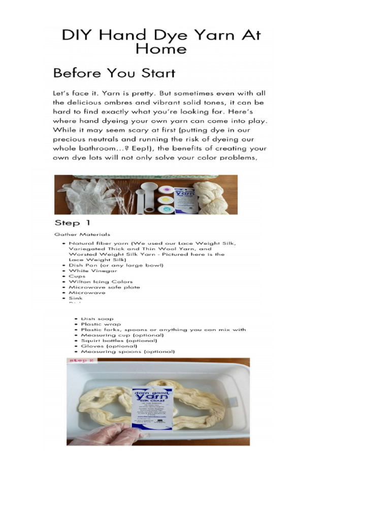 Diy Yarn | PDF