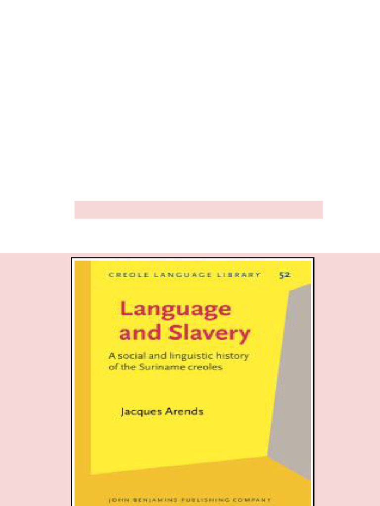 (Ebook) Language and Slavery : A Social and Linguistic History of the ...
