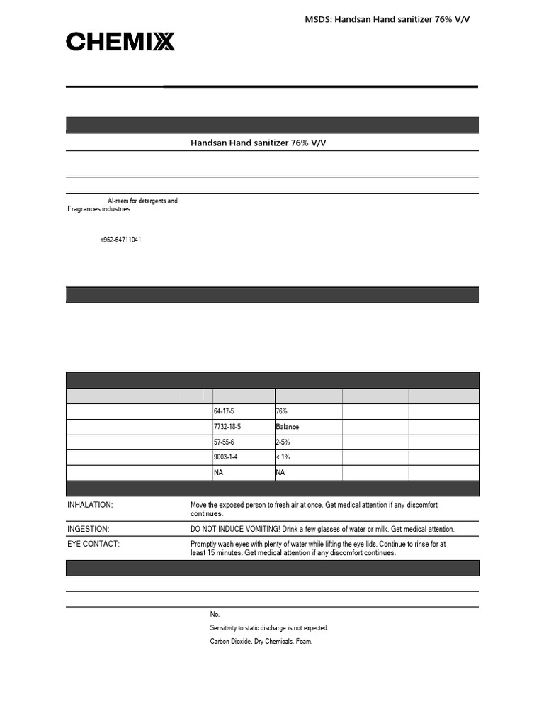 Handsan-25 | PDF | Disinfectant | Occupational Safety And Health
