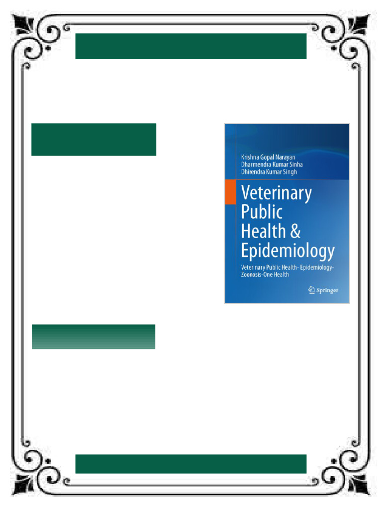 Veterinary Public Health & Epidemiology: Veterinary Public Health ...