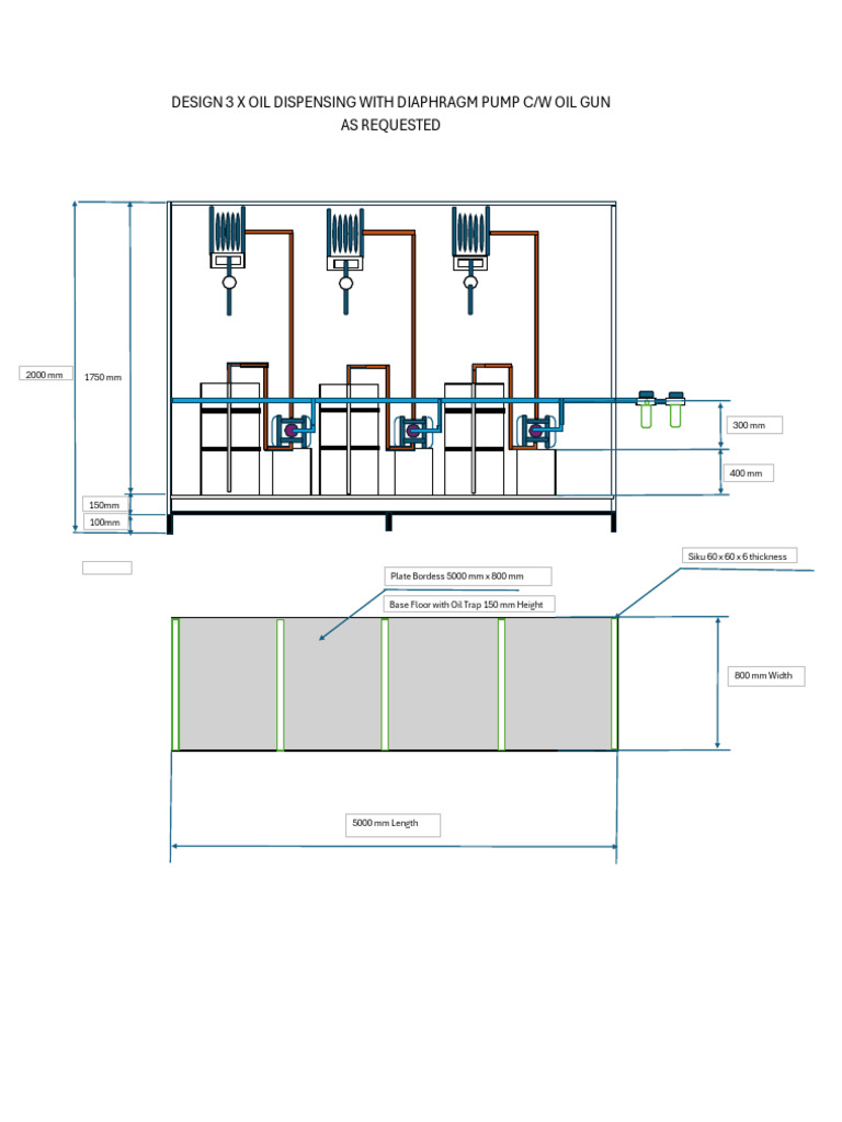 Design Oil Dispensing With Drum | PDF