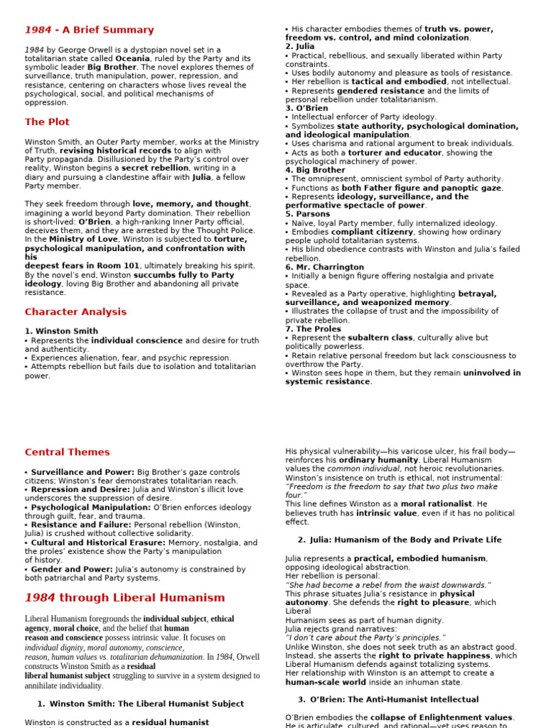 1984 lt | PDF | Humanism | Marxism