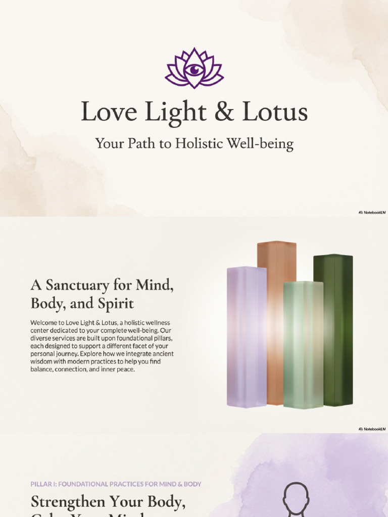 Holistic Well-Being Love Light Lotus | PDF