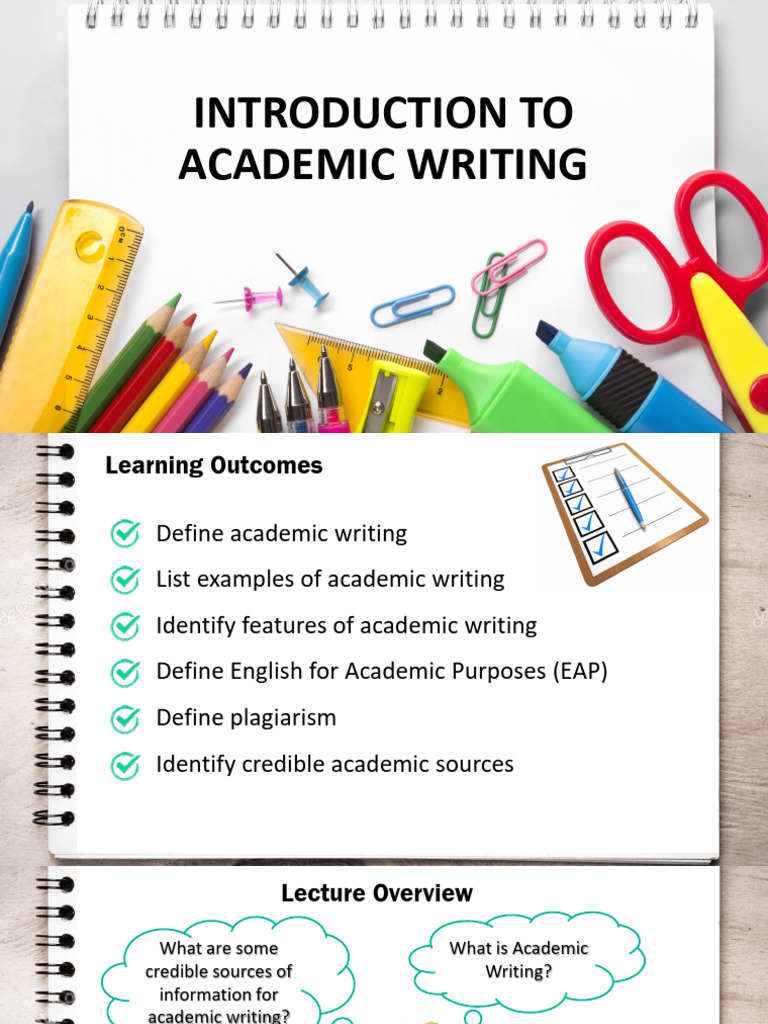 Wk 1 Introduction to Academic Writing (1) | PDF | Plagiarism | Human ...