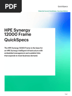 HPE Synergy 12000 Frame Overview | PDF | Computer Network | Computing